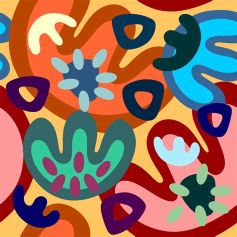 seamless colorful doodle pattern urban art beautiful design for