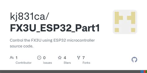 Github Kj831cafx3uesp32part1 Control The Fx3u Using Esp32