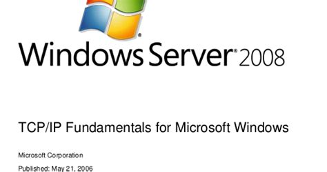 Packetinside 네트워크 패킷 분석 블로그 Tcpip Fundamentals For Microsoft Windows