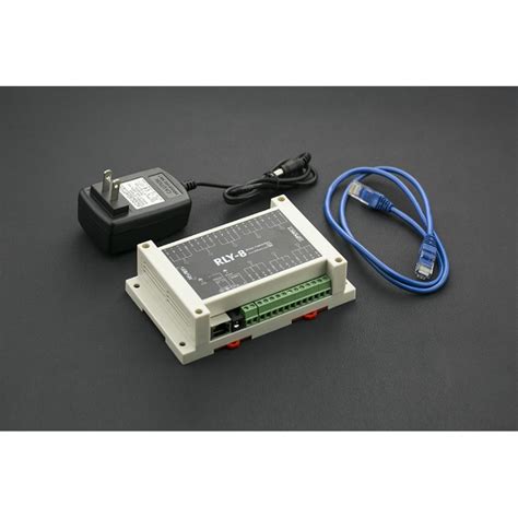 Channel IoT Ethernet Relay Controller Support PoE And RS From MindKits New Zealand