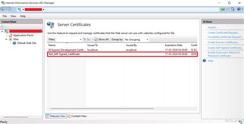 How To Create Self Signed Certificate For Iis Using Supporting