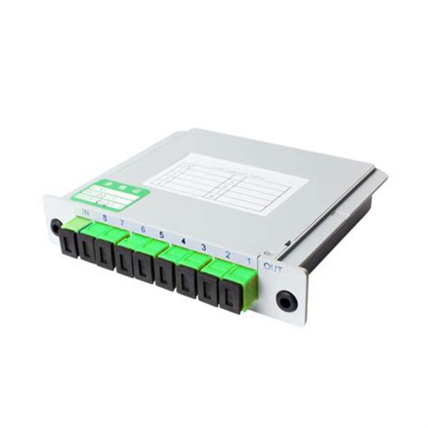 PLC Splitter SC APC 1 8 Installed Optic Splitter Cassette Type Shenzhen Bestwe Electronics