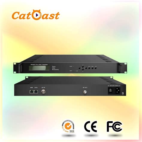 IP Ts To 2 DVB T Modulator For DTV Broadcasting System IP To DVB T Modulator And Ts To DVB T