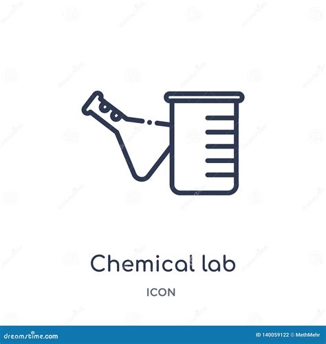 Linear Chemical Lab Icon From General Outline Collection Thin Line Chemical Lab Icon Isolated