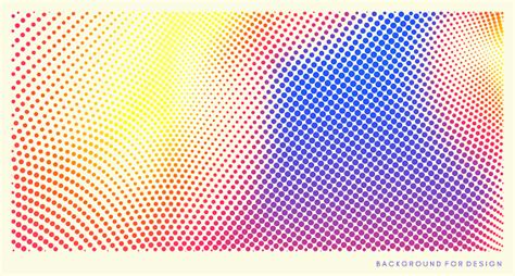 하프톤 그라데이션 배경 선명한 트렌디한 질감 블렌딩 컬러 표지 디자인 템플릿을 참조하십시오 파티클이 있는 3d 네트워크 설계 광고 마케팅 프레젠테이션에 사용할 수 있습니다