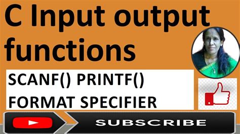 C Input Output Functionsscanf Printfratan Agarwal It Informer