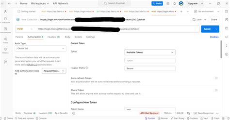 Azure Getting Error While Creating Access Token Using Oauth 20 For Ms Fabric Stack Overflow
