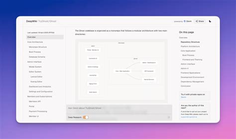 Deepwiki：ai 驱动的 Github 代码库理解工具