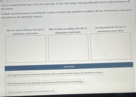 Solved Lucy Is Cruising Through Space In Her New Spaceship
