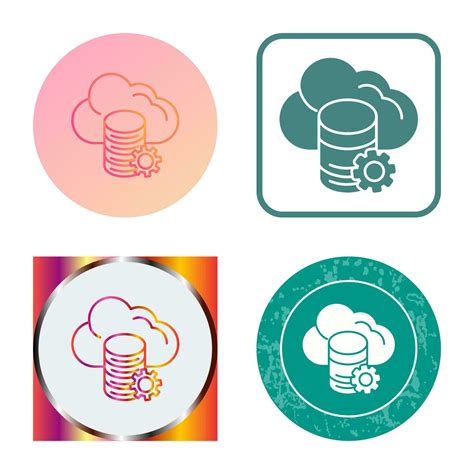 Cloud Data Vector Icon 34688271 Vector Art At Vecteezy