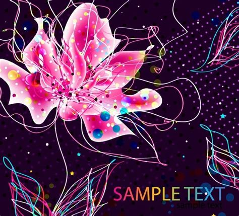 Abstract Colorful Floral Background Vectors Graphic Art Designs In Editable Ai Eps Svg Format