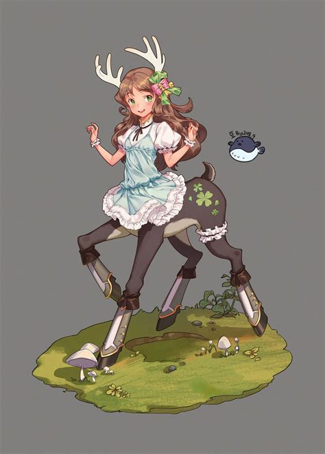 Deer Girl 豆 一窩 On Artstation At Artwork 4w252 Character Design