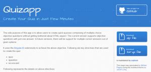 Angularjs Quizapp Framework On Github Analytics Yogi