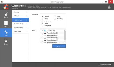 CCleaner Gets The Promised And New Disk Analyzer Tool