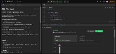 Kishan Kumar Vadhia On Linkedin 100daysofcode Leetcode Stack
