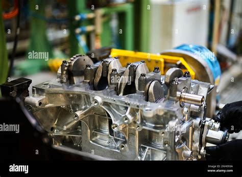 Cylinder Block Complete With Crankshaft Assembly Line Of Internal