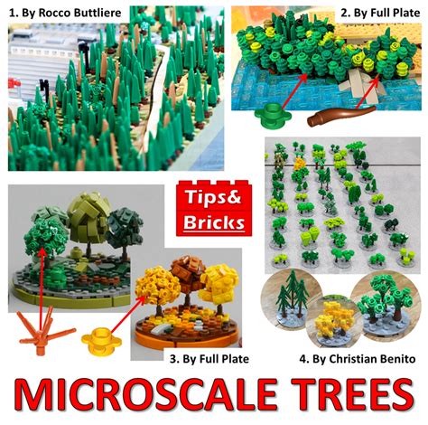 982 Technique Discussion Microscale Trees With Lego Bricks