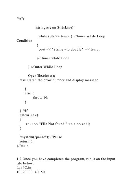 11 Nested Loops Lab3ccpploops Often Have Loops Inside Docx