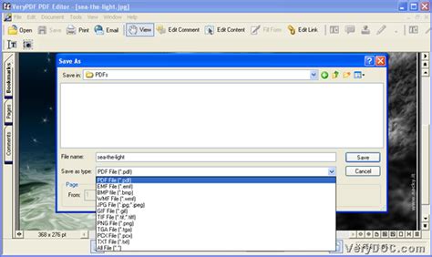 How To Create PDF From Image EMF WMF BMP TIFF PNG TGA PCX