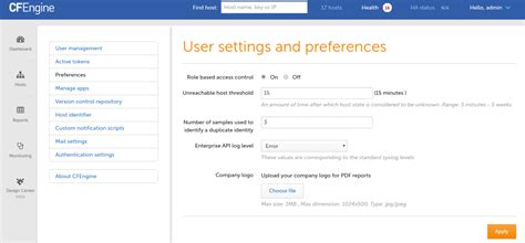 cfengine 3 12 documentation settings