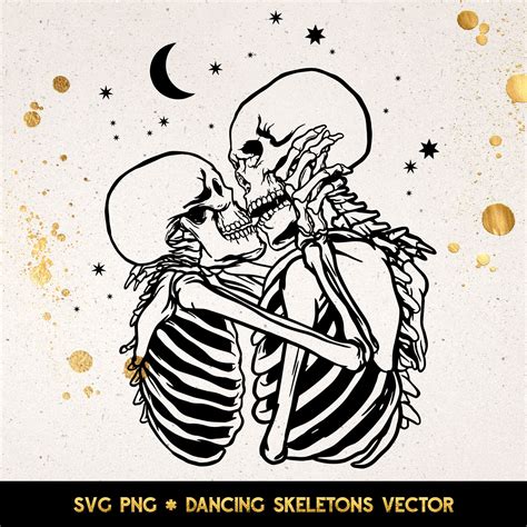 De Geliefden Skeleton Couple Png Svg Skeleton Romance Png Etsy Nederland