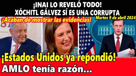 AMLO tenía razón EU ya contestó a Ecuador INAI lo reveló todo