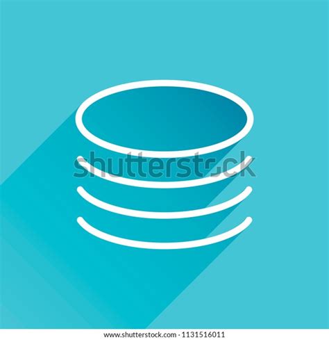 Database Icon Simple Linear Symbol Thin Stock Vector Royalty Free 1131516011 Shutterstock