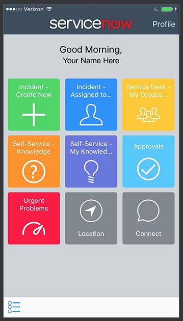 Servicenow Mobile App Available For Ios Android University Information Technology The Servicenow Mobile App Available For Ios Android University Information Technology The