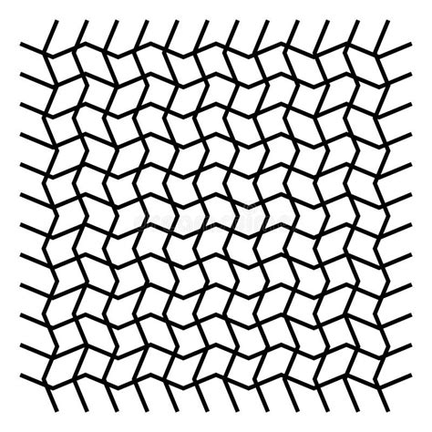 Wavy Zig Zag Criss Cross Grid Pattern Stock Vector Illustration Of Geometric Curved 111412204