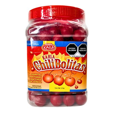 Chilibolitas Cereza 16kg Karla Dulcerías Y Abarroteras Vázquez