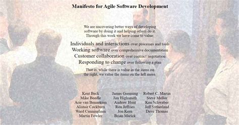 The Agile Manifesto A New Mindset Ben Linders