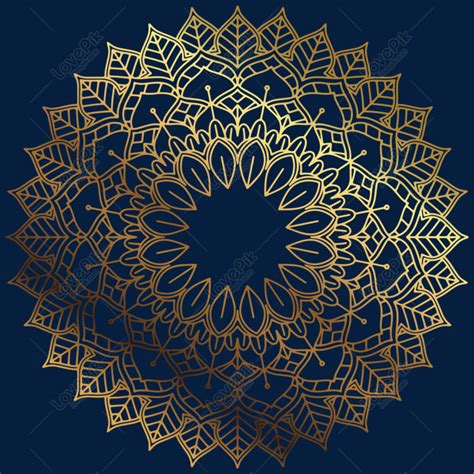 Gambar Ornamen Gaya Bulat Vektor Simetris Terbaik Unduh Gratis Di Lovepik