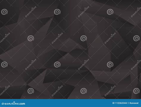 Abstract Black Color Polygon Modern Design Vector Background Eps With Copy Space Stock Vector