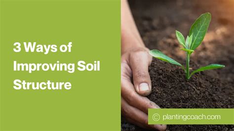 3 Ways Of Improving Soil Structure Planting Coach Best Gardening Tips