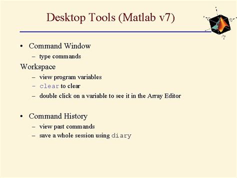 Introduction To Matlab Lab 01 Introduction To Matlab