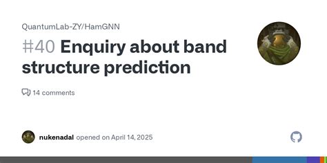 Enquiry About Band Structure Prediction · Issue 40 · Quantumlab Zy