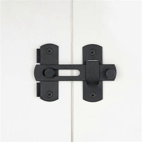 4 Packs Barn Door Latches393 X 275 Matte Black Stainless Steel Barn