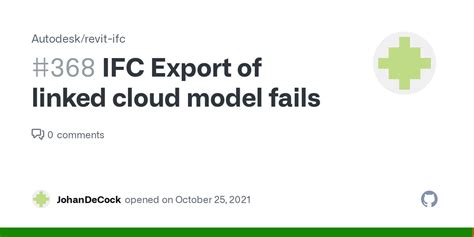 Ifc Export Of Linked Cloud Model Fails Issue Autodesk Revit Ifc Github
