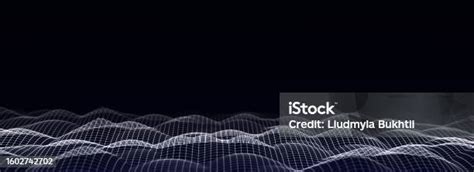 색상은 모션 점과 선으로 물결칩니다 추상적인 디지털 배경 개념 연결 빅 데이터 미래 기술 배경 3d 렌더링 가상현실에 대한 스톡 사진 및 기타 이미지 Istock