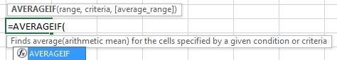 Averageif Function In Excel Formulas With Examples