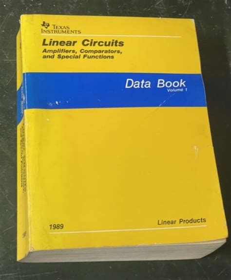 Thb9413 Texas Instruments Data Book American 1989 Linear Circuits