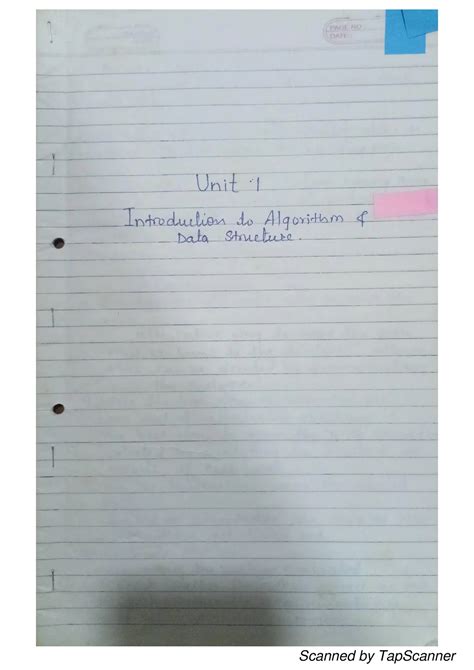 Fds Unit Ii Notes Ec71f2df0222db8348d869a3346a43da Fundamentals Of