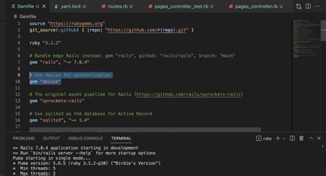 Installer Devise Sur Une App Rails Authentification