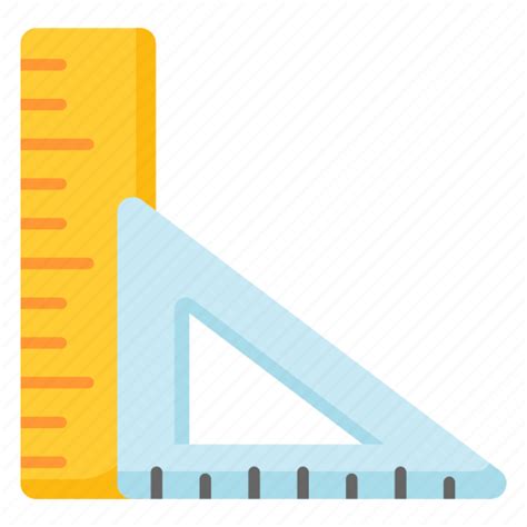 Ruler Triangular Scale Measuring Geometrical Engineering