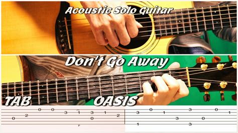 【簡単ソロギターtabカポなし】dont Go Awayoasisacoustic Solo Guitar Kattin