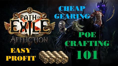 Basic Poe Crafting For Profit Extremely Noob Friendly Youtube