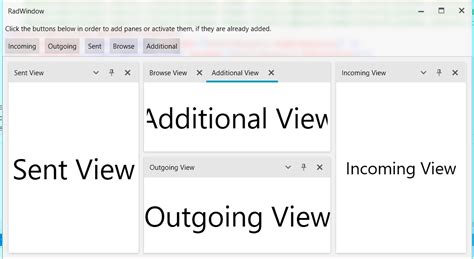 Telerik Docking With Prism 8 Controls Without Xaml In Ui For Wpf