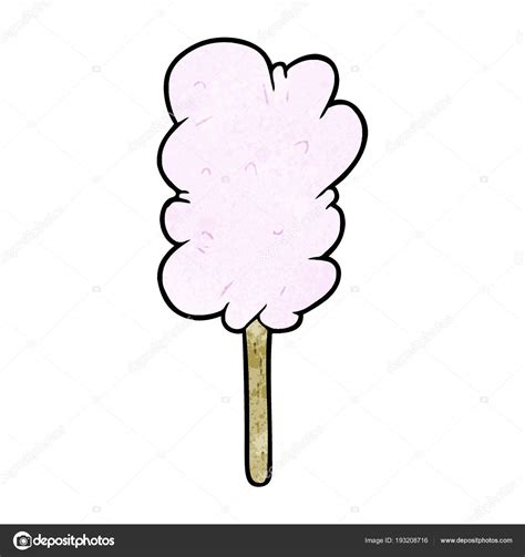 Cartoon Candy Floss Stick Stock Vector Image By ©lineartestpilot 193208716