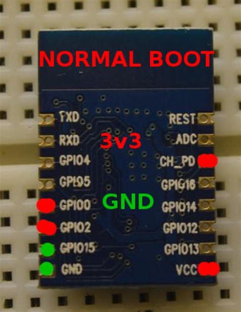Esp8266 Jak Podłączyć Gpio15 Gpio2 Gpio0 W Esp 12 E Do Flashowania I Uart