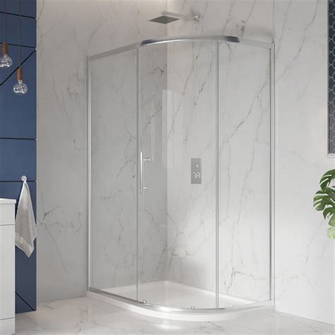 Scudo S8 1200 X 900mm Single Door Offset Quadrant Shower Door Low Prices
